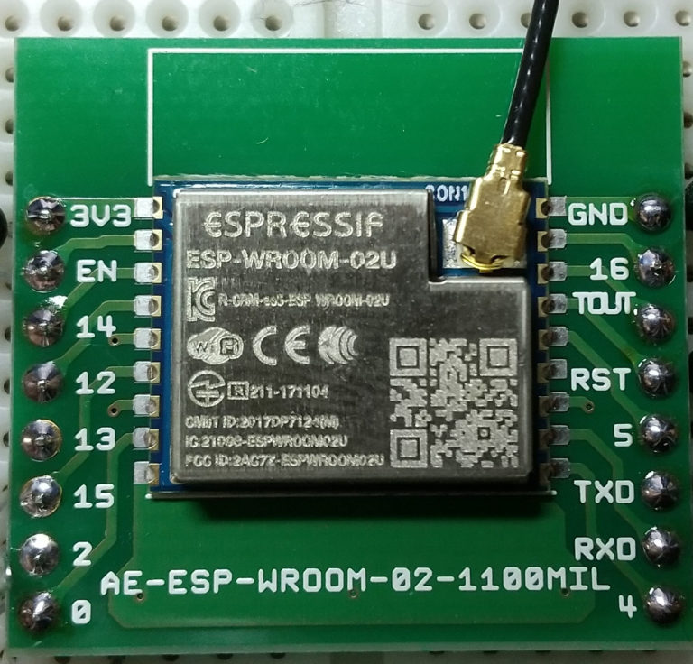 ArduinoでESP-WROOM-02Uを使う その1（回路組立とテスト） | carterさんの工作室